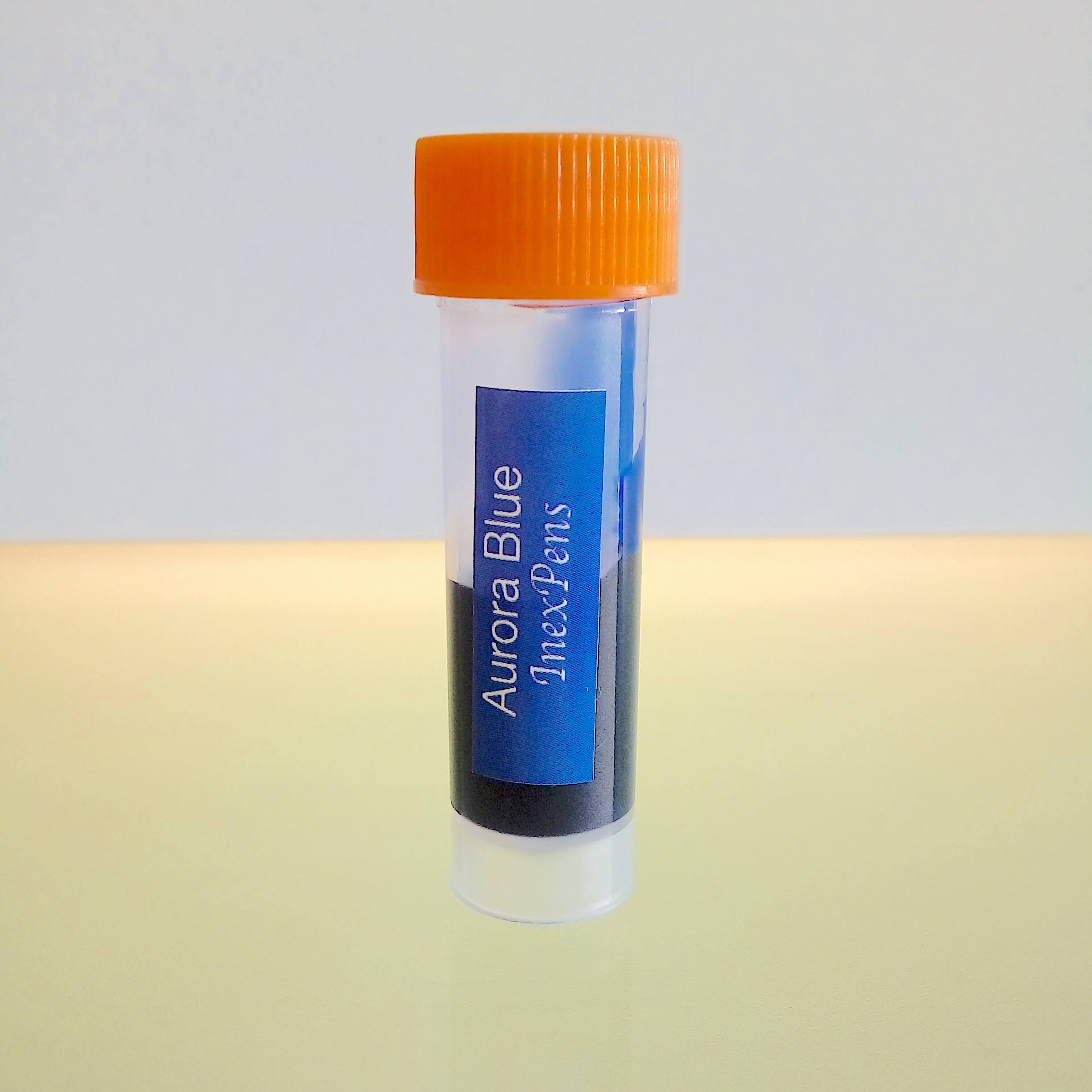Aurora Blue Ink Sample - InexPens