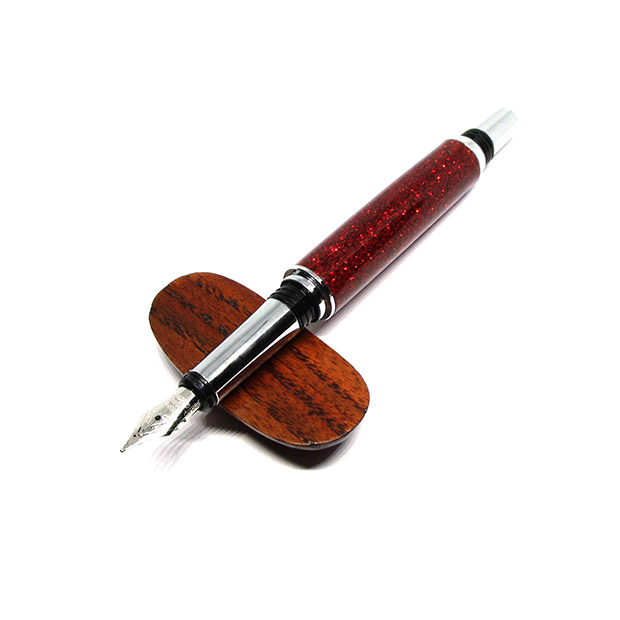 Handcrafted Wood Pen Rest Display - InexPens