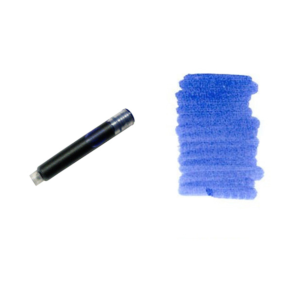 Blue 3.4mm Fountain Pen Ink Cartridges - InexPens