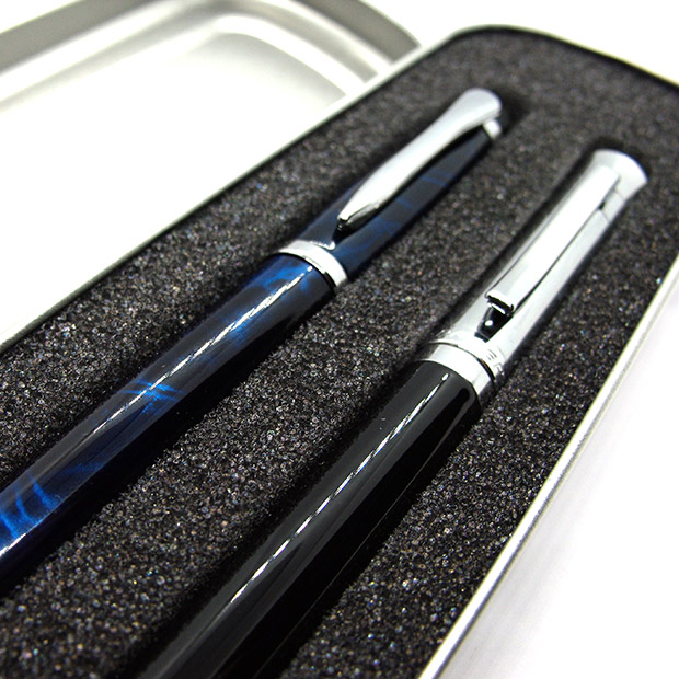 Aluminum Storage Pen Case (For 2 Pens) - InexPens