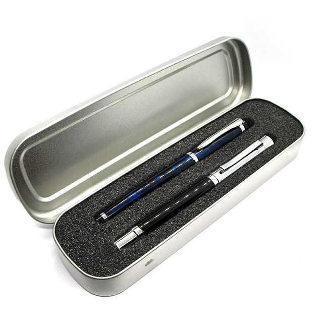 Aluminum Storage Pen Case (For 2 Pens) - InexPens