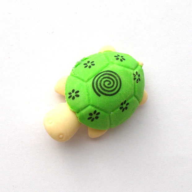 Colorful Turtle Pencil Eraser (Green) - InexPens