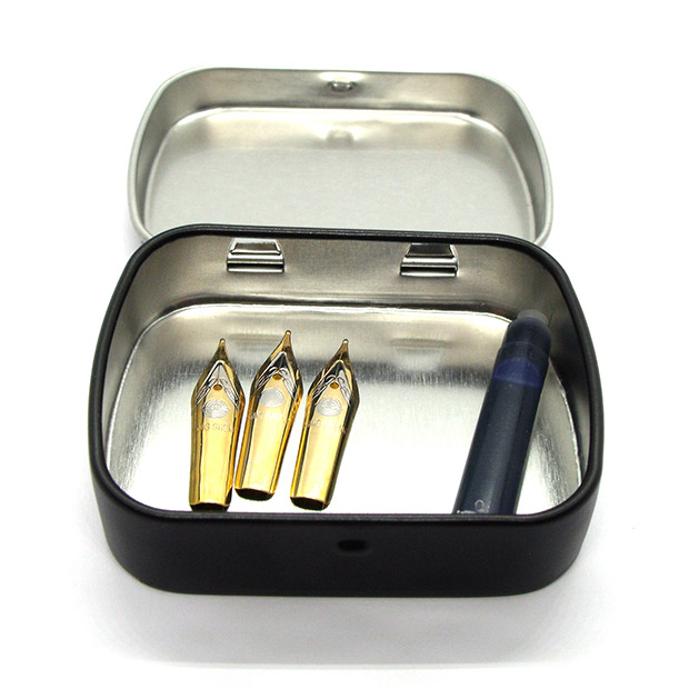 Black Metal Tin Case - InexPens