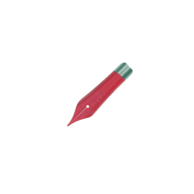 Red Lacquer Bock Broad Nib With Bock Housing (Standard Size #6) - InexPens