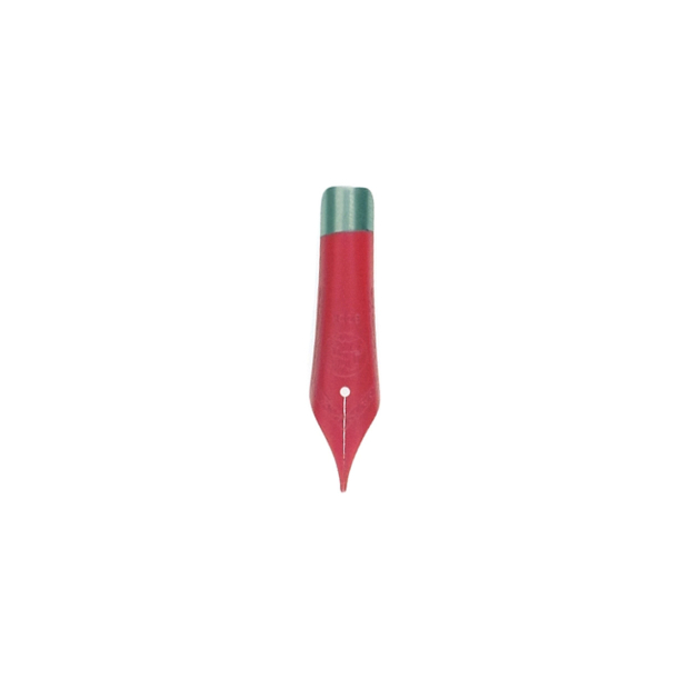 Red Lacquer Bock Broad Nib With Bock Housing (Standard Size #6) - InexPens