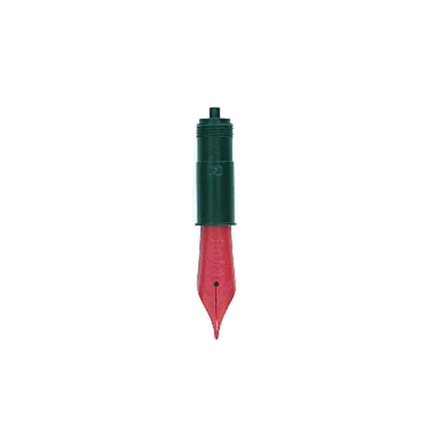 Red Lacquer Bock Broad Nib With Bock Housing (Standard Size #6) - InexPens