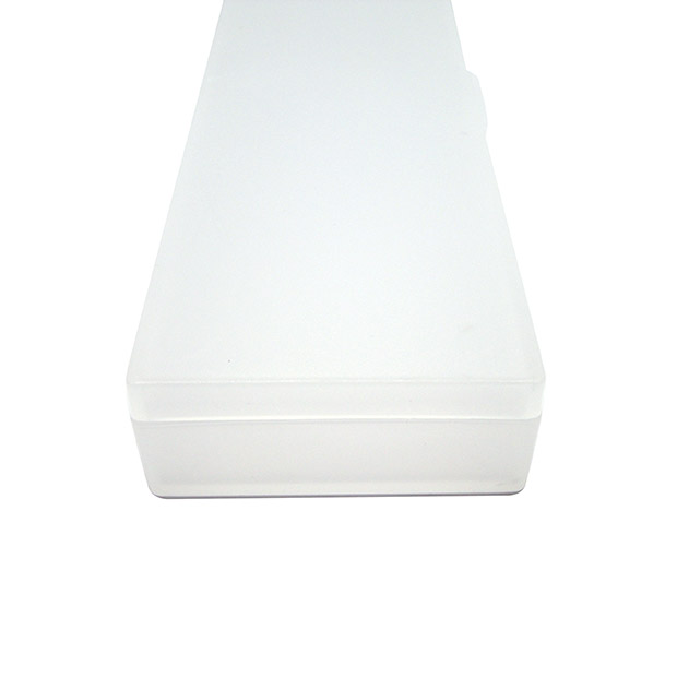 Transparent Pencil Case - Plastic Storage Box (White) - InexPens