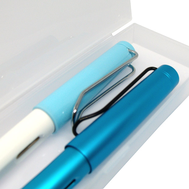 Transparent Pencil Case - Plastic Storage Box (White) - InexPens