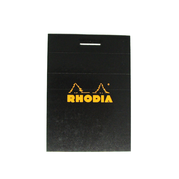 Rhodia Bloc No. 10 Head-Stapled Squared Paper Notepad 52 x 75 (Black ...