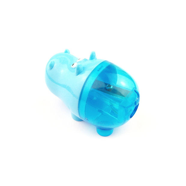 Cute Hippo Pencil Sharpener (Blue) - InexPens