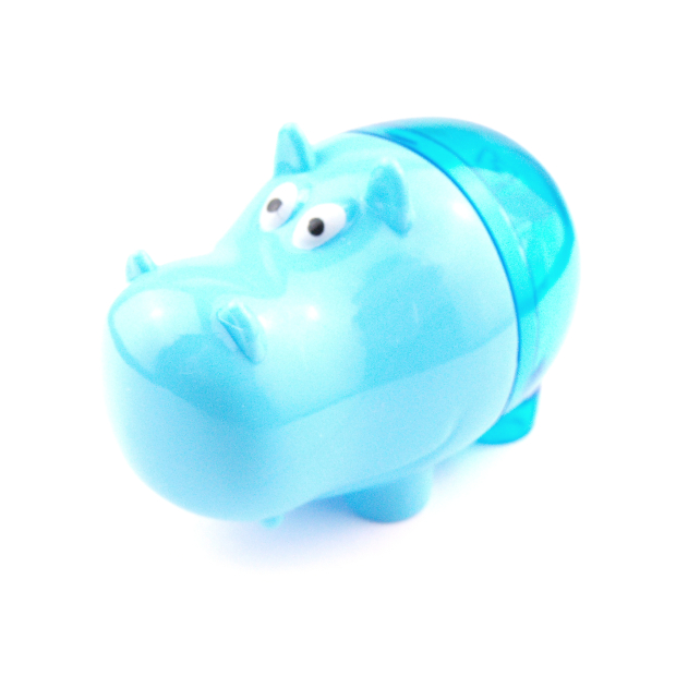 Cute Hippo Pencil Sharpener (Blue) - InexPens