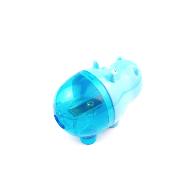 Cute Hippo Pencil Sharpener (Blue) - InexPens