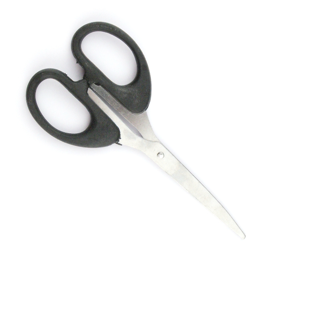 Multipurpose Medium Scissor Comfortable Black Grip - InexPens