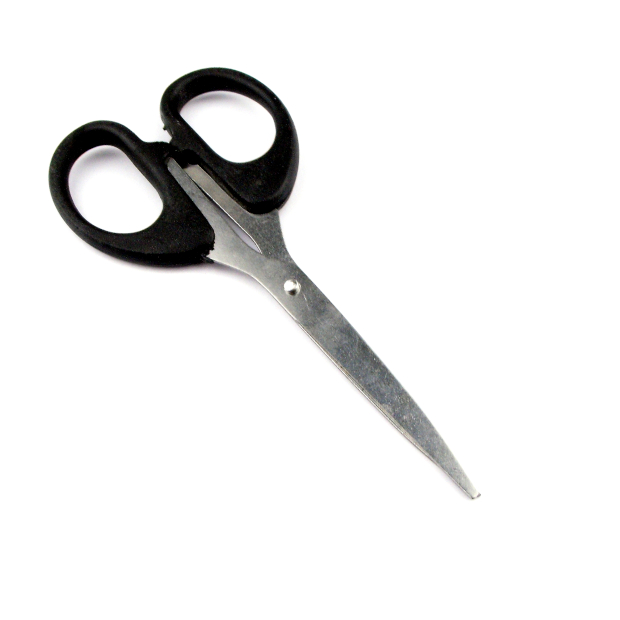 Multipurpose Medium Scissor Comfortable Black Grip - InexPens