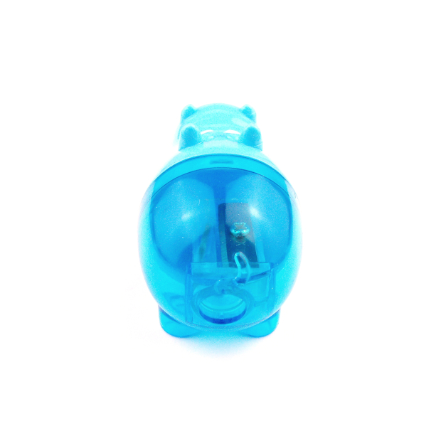 Cute Hippo Pencil Sharpener (Blue) - InexPens