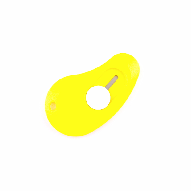 Mini Retractable Cutter (Yellow) - InexPens